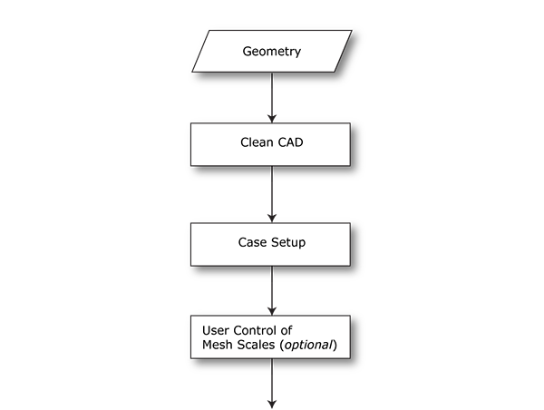 Typical CENTAUR Mesh Generation Process